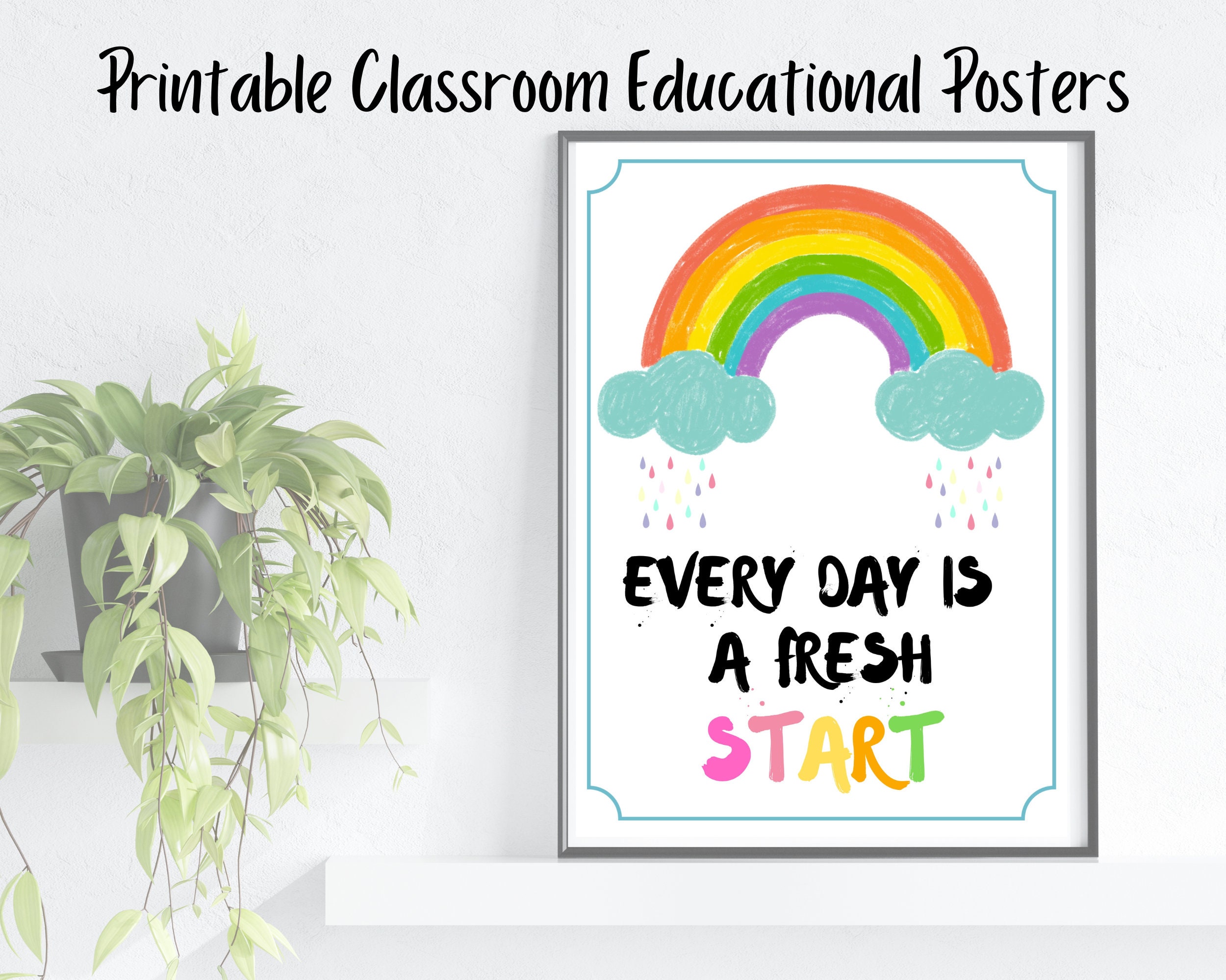 Printable Classroom Educational Charts, Classroom Decor, Digital ...