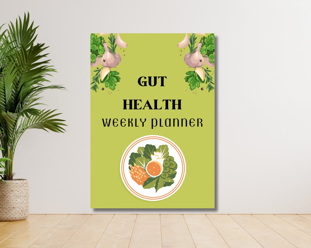 Printable Gut Health Weekly Planner, Digestive Wellness Organizer ...