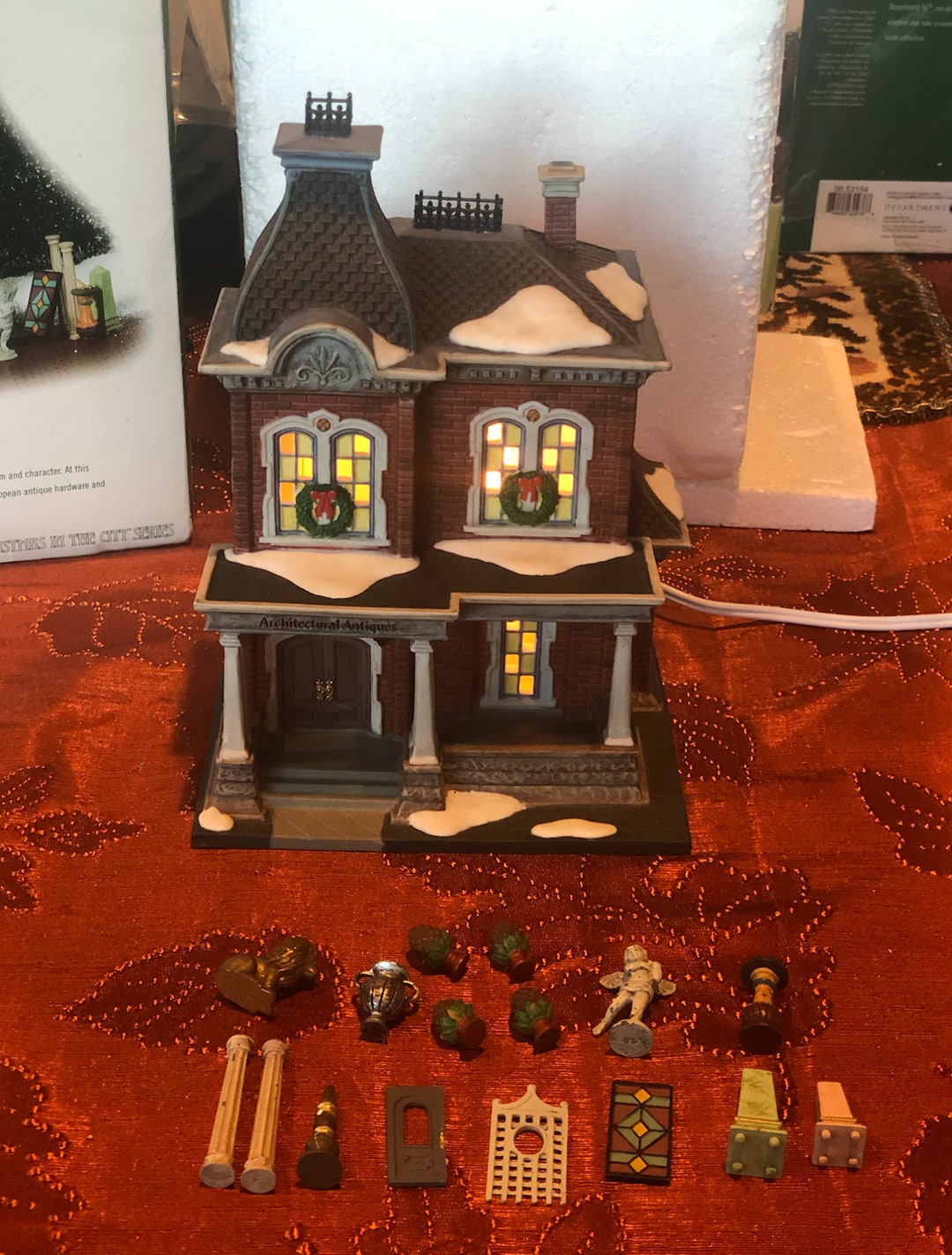 Dept 56 Department 56 58927 Architectural Antiques Set 17 Pieces Rare ...