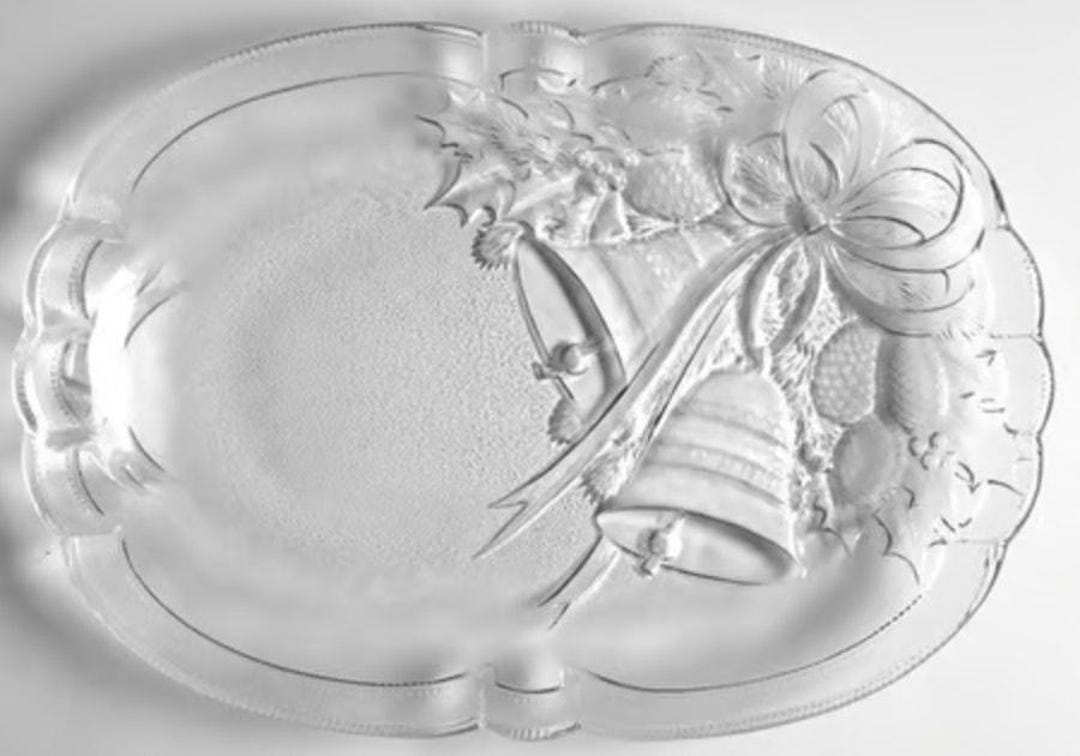 10" Oval Platter Holiday Bells by Mikasa Christmas Holiday Party ...