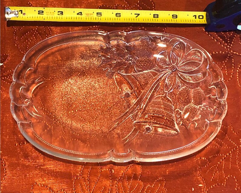 10" Oval Platter Holiday Bells by Mikasa Christmas Holiday Party ...