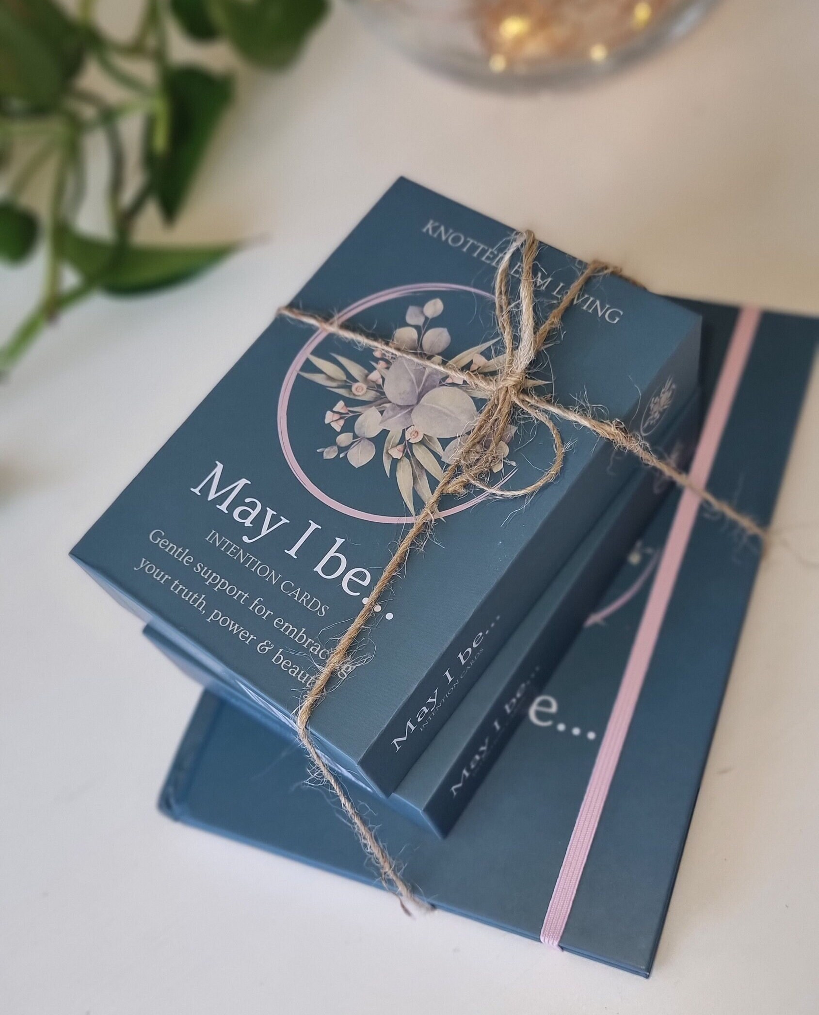 Intention Card Deck & Guide Booklet, Wellbeing, Affirmation, Journal ...