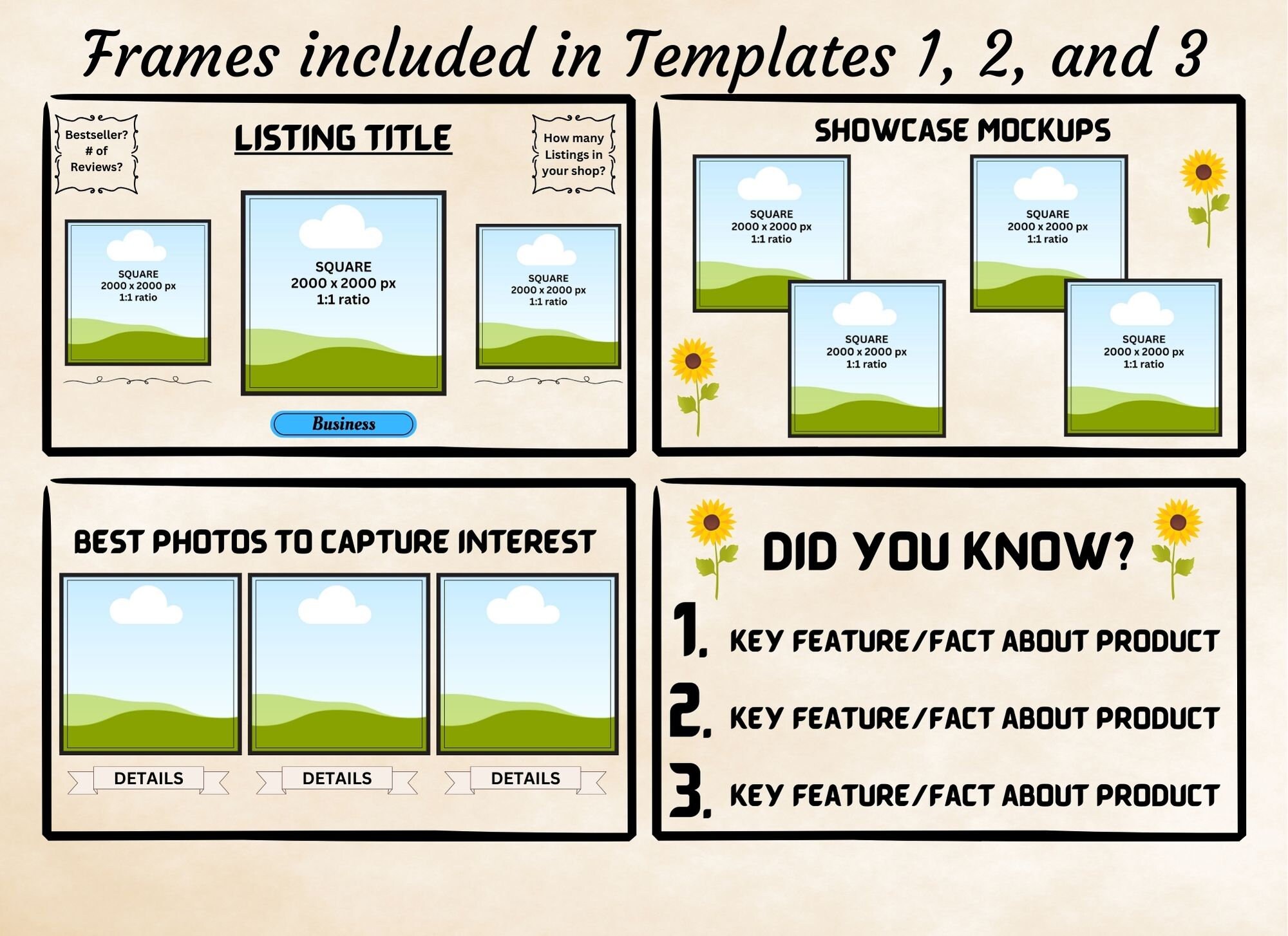 Video Mockup Templates Listing Video Template Etsy Listing Video ...
