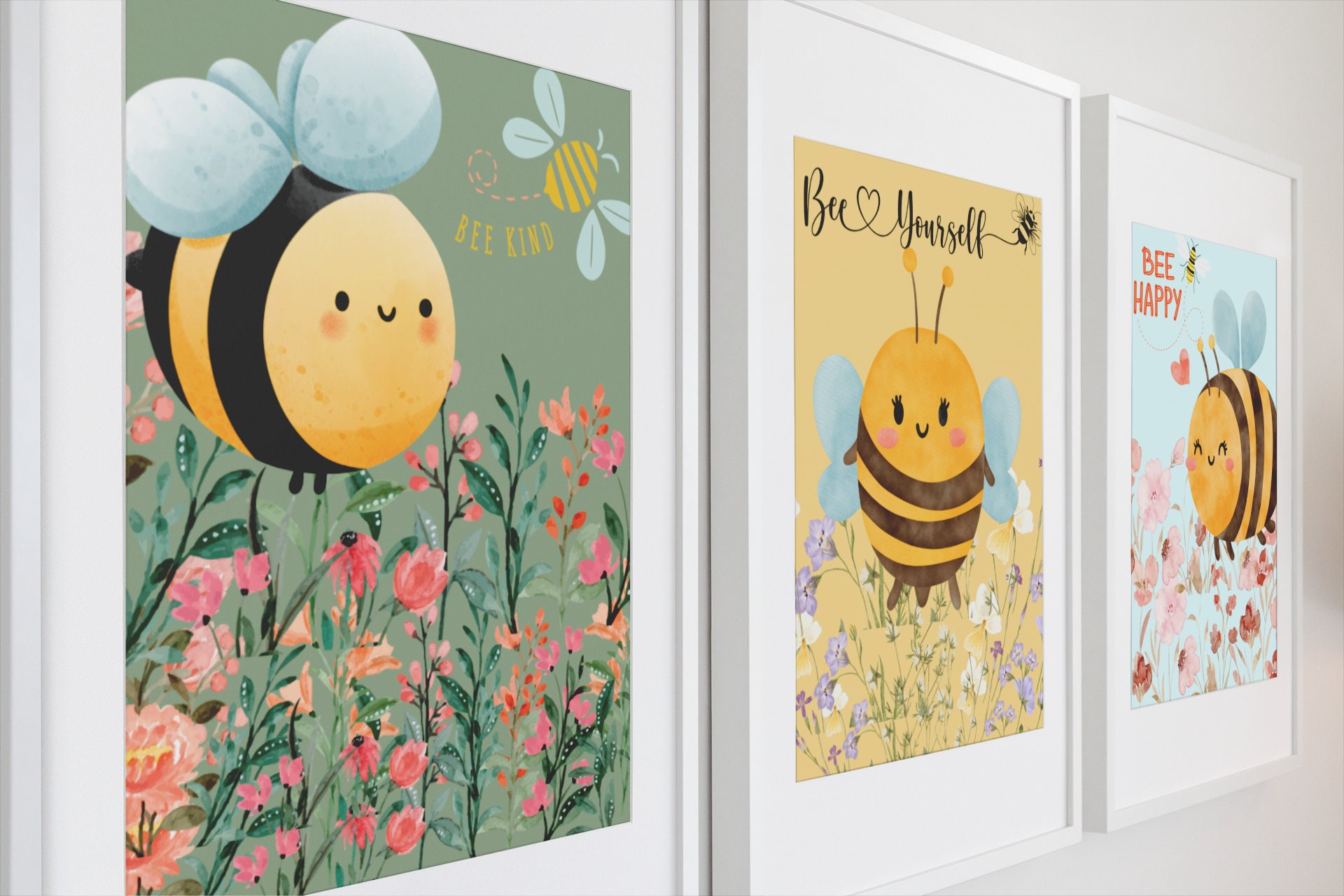 Bumble Bee Decor, Childrens Wall Art, Motivational Quotes, Kids ...