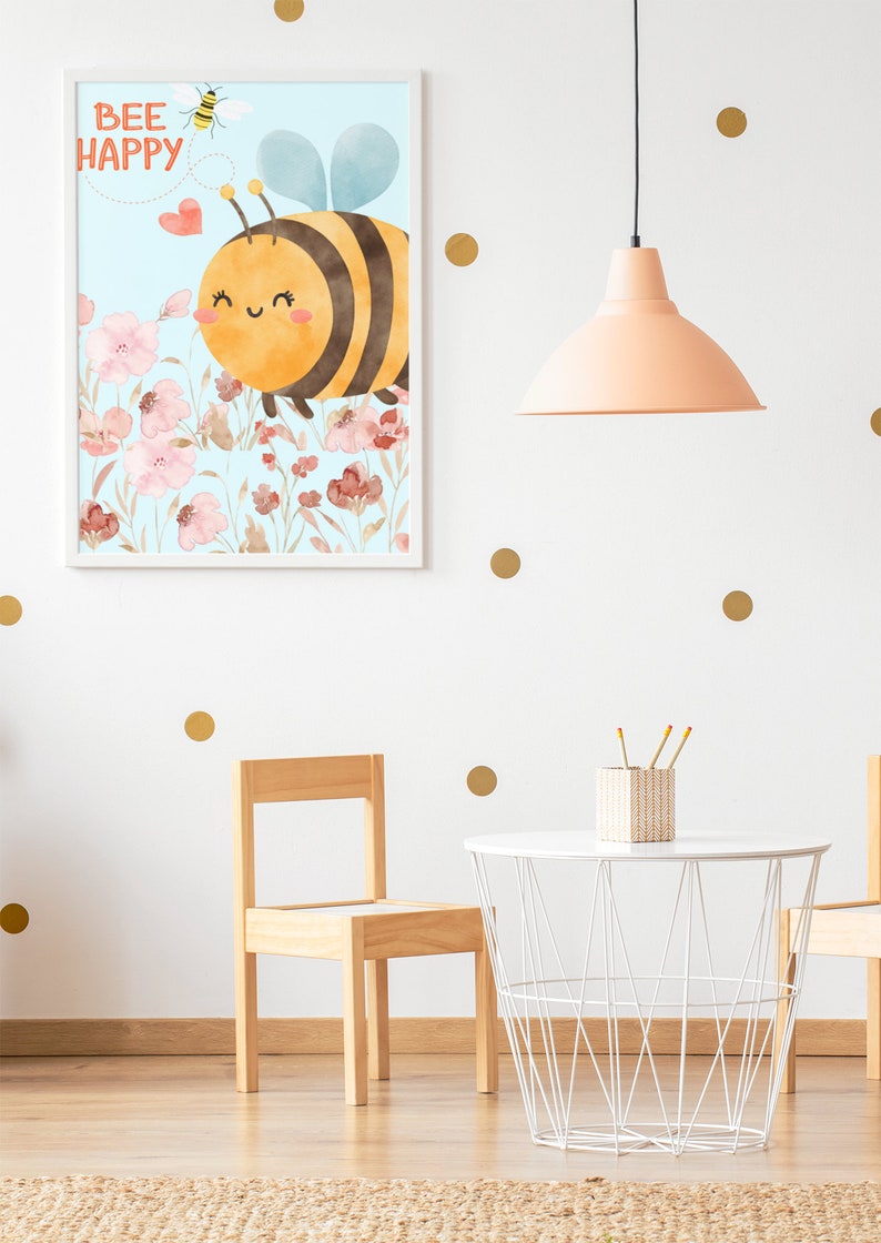 Bumble Bee Decor, Childrens Wall Art, Motivational Quotes, Kids ...