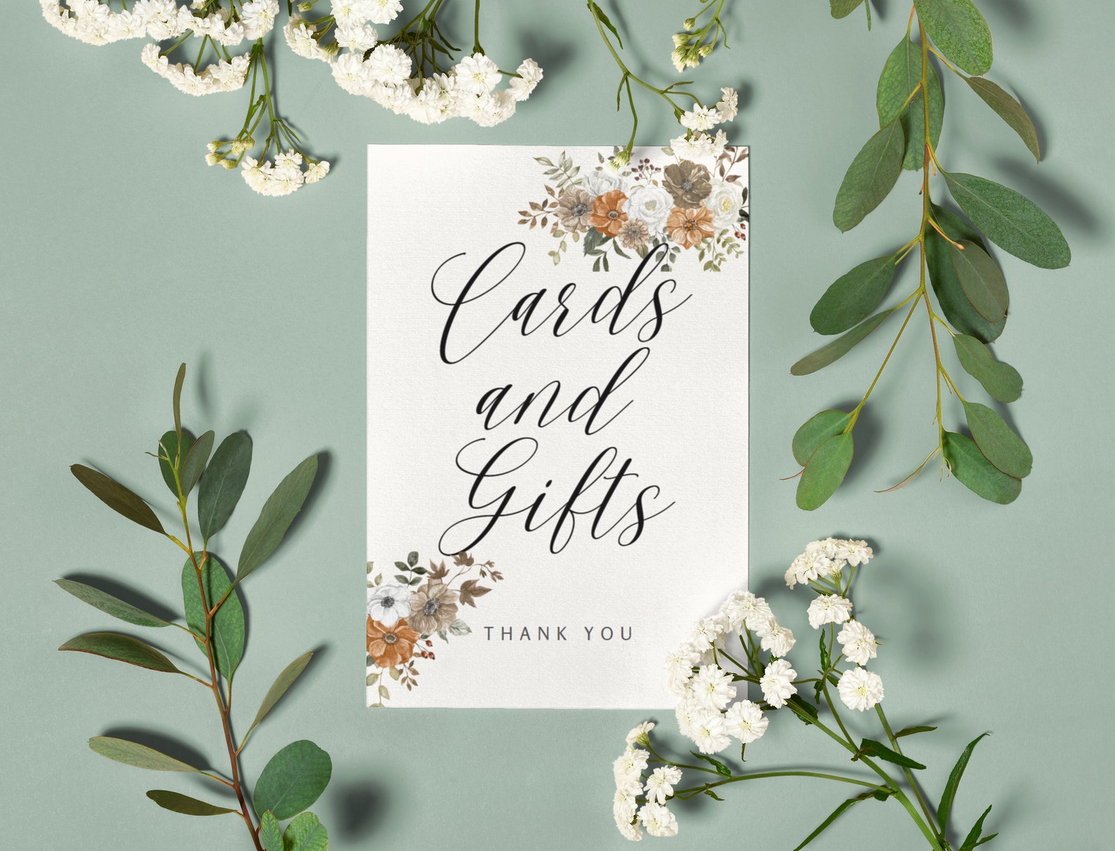 Rustic Wedding Sign Template, Fall Wedding Decor Sign, Autumn Wedding ...