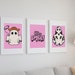 Cowboy Ghost Print, Cow Print Ghost, Pink and White Ghost, Halloween ...