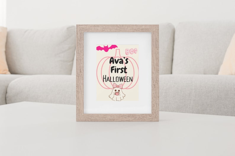 Babys First Halloween Sign, Customizable Sign, Halloween Custom Sign ...