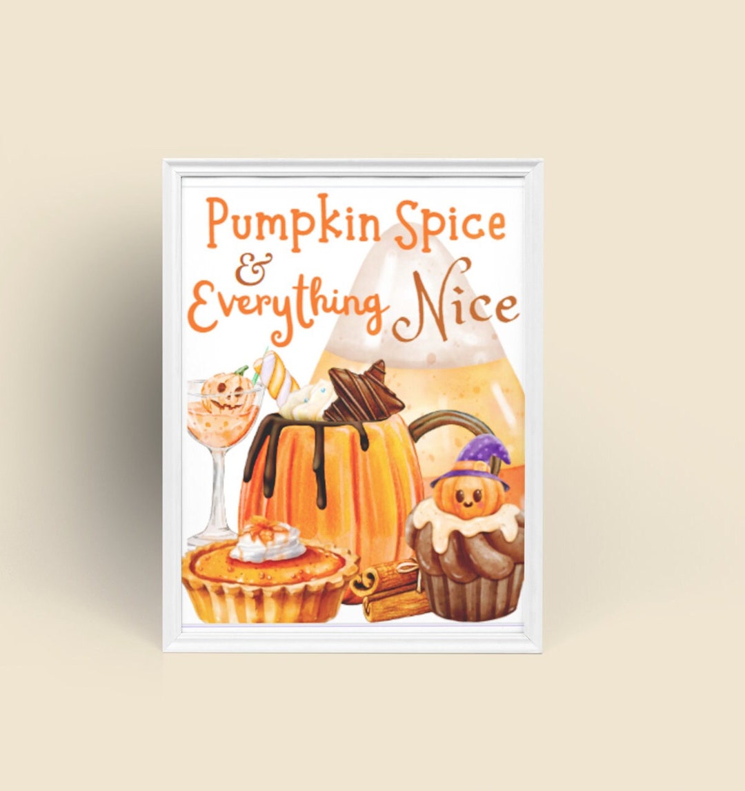 Pumpkin Spice, Pumpkin Decor, Fall Decor, Fall Decorations, Pumpkin ...