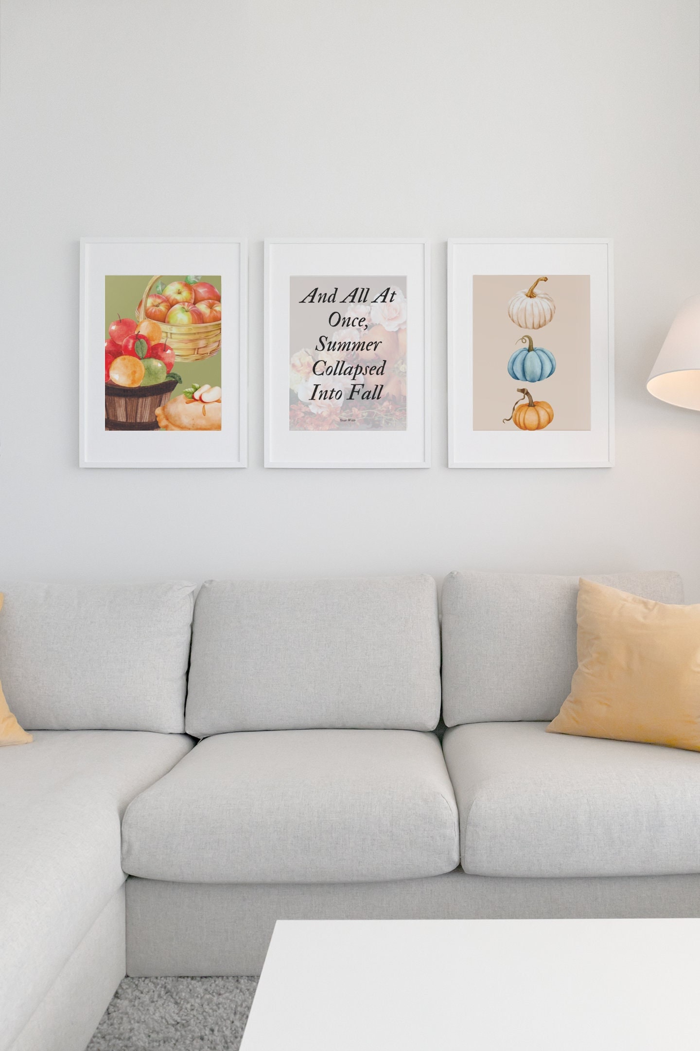 Set of 3 Fall Printables, Wall Art Fall Decor, Fall Prints, Autumn ...