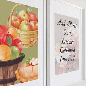 Set of 3 Fall Printables, Wall Art Fall Decor, Fall Prints, Autumn ...