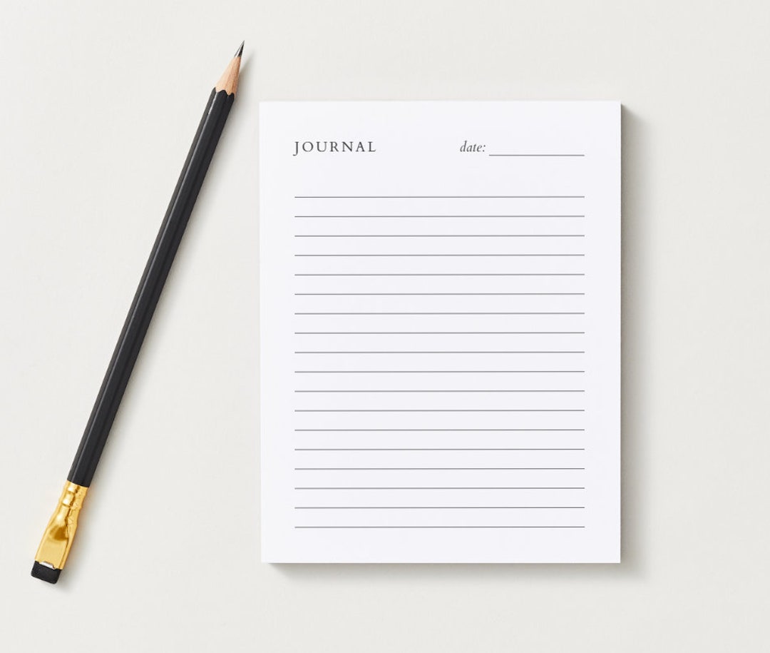 Minimalistic Daily Journal Template US Letter - Etsy