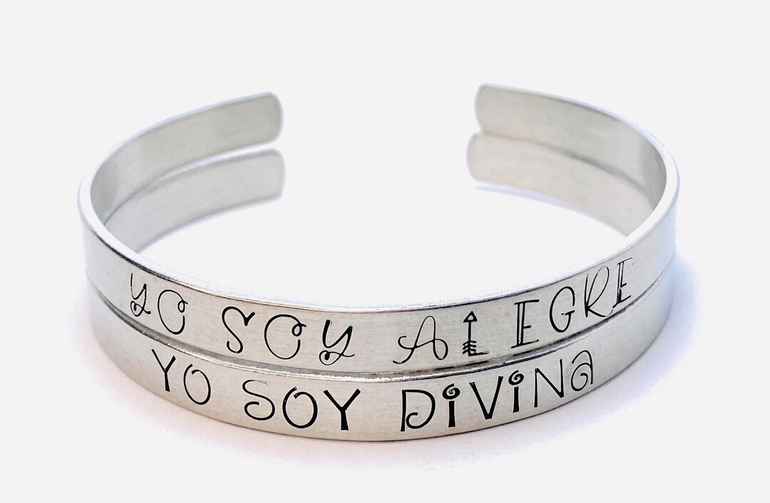 Yo Soy Alegre / Yo Soy Divina Pulseras De Afirmaciones Positivas - Etsy