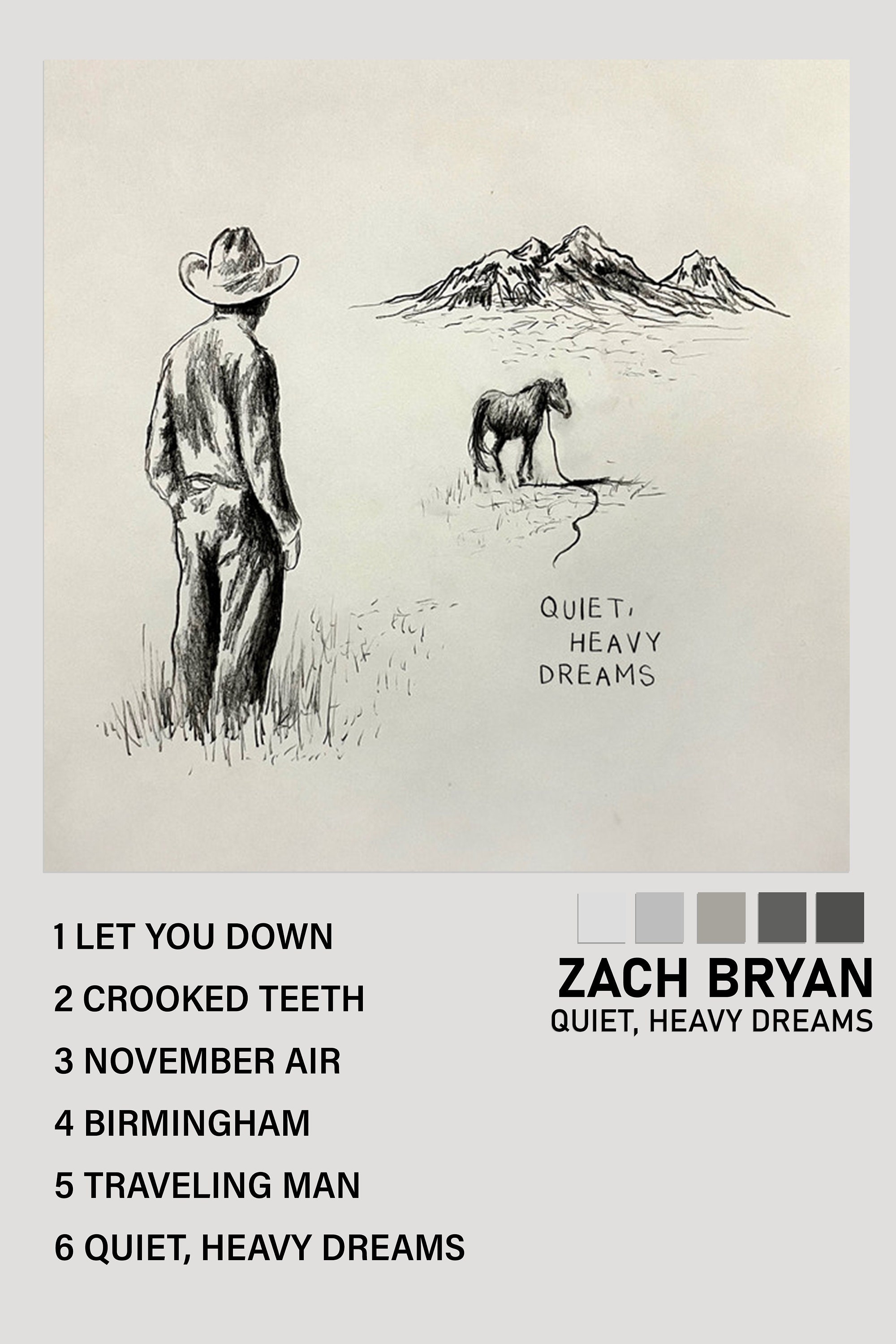Zach Bryan Album Cover digital Download - Etsy