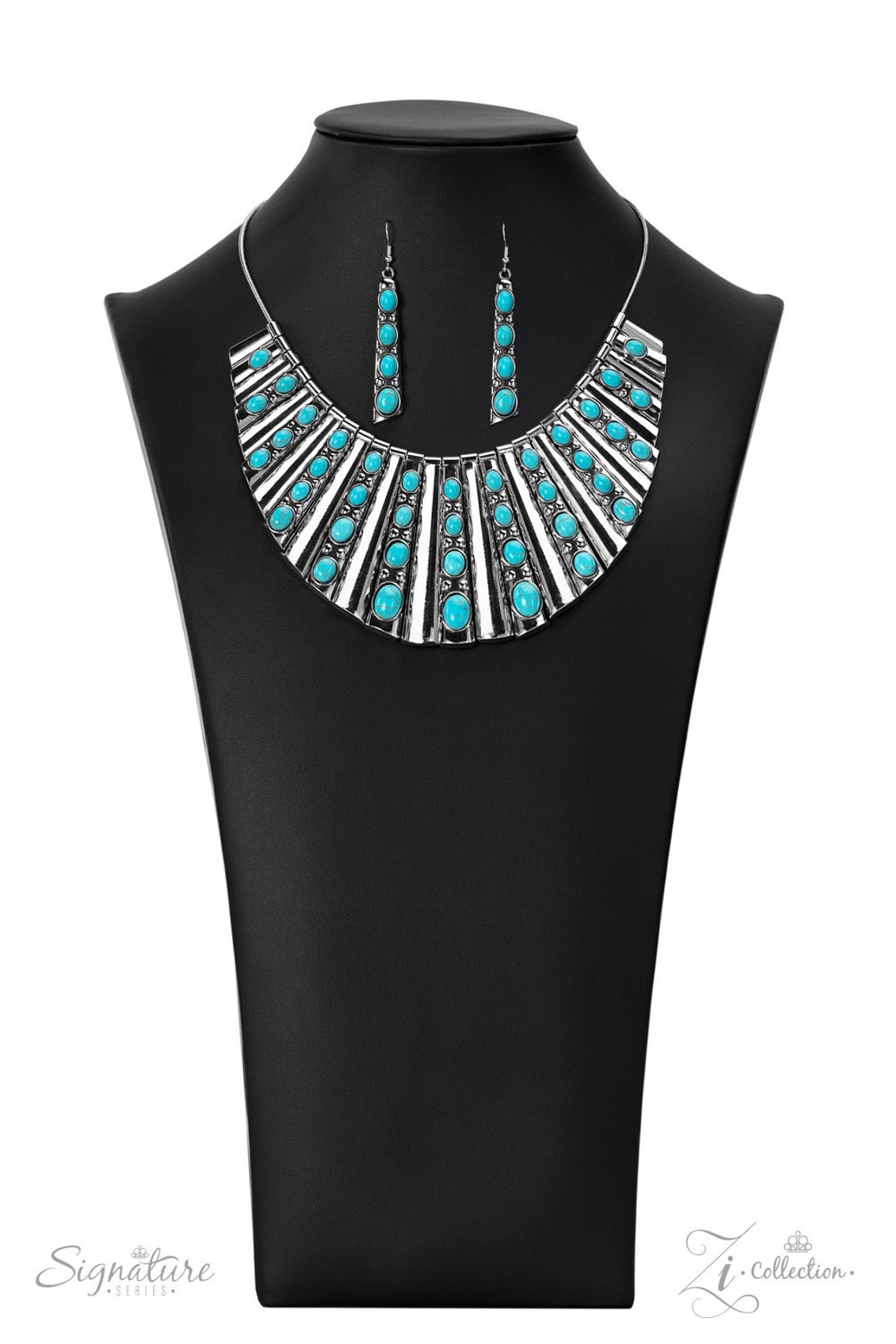 Turquoise Zi Necklace - Etsy