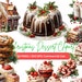 14 Christmas Dessert Clipart Christmas Treats Bundle PNG Christmas ...