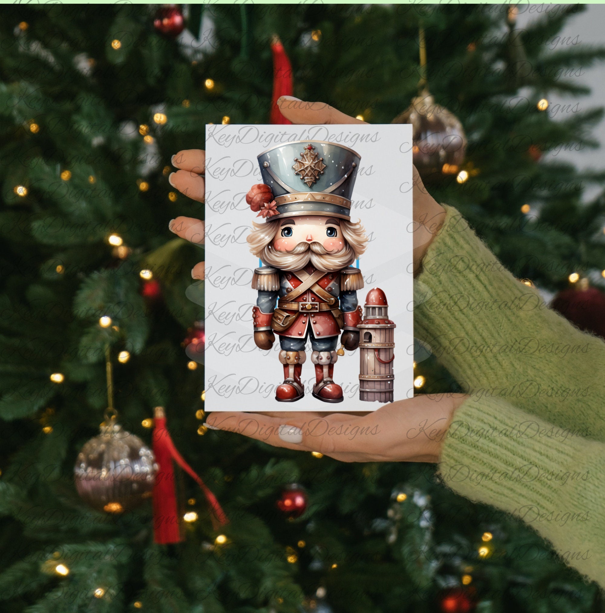 Watercolor Christmas Nutcracker Clipart Nutcracker PNG Bundle Holiday ...