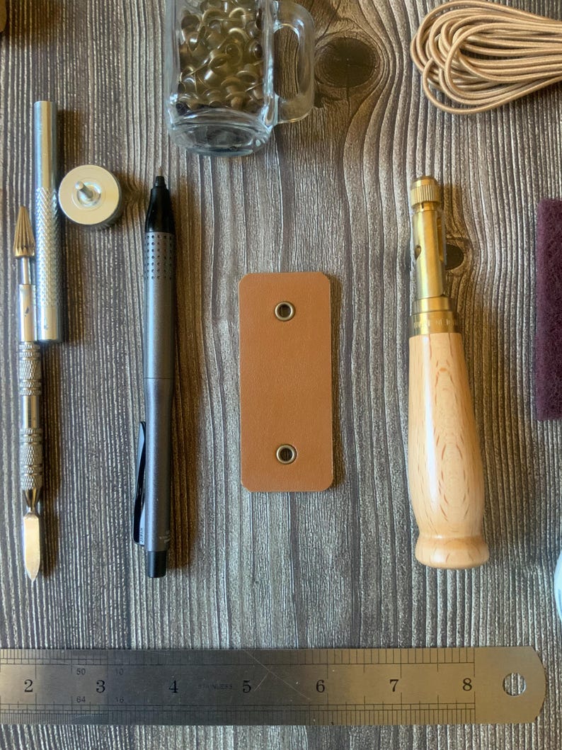 Faux Leather Edge Protectors / Pen Holders for Travelers Notebook ...