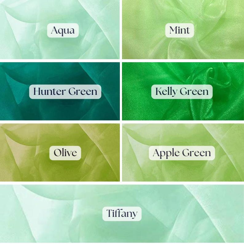 Sheer Organza Fabric by the Yard – 60 Inch Wide Lightweight Organza for ...