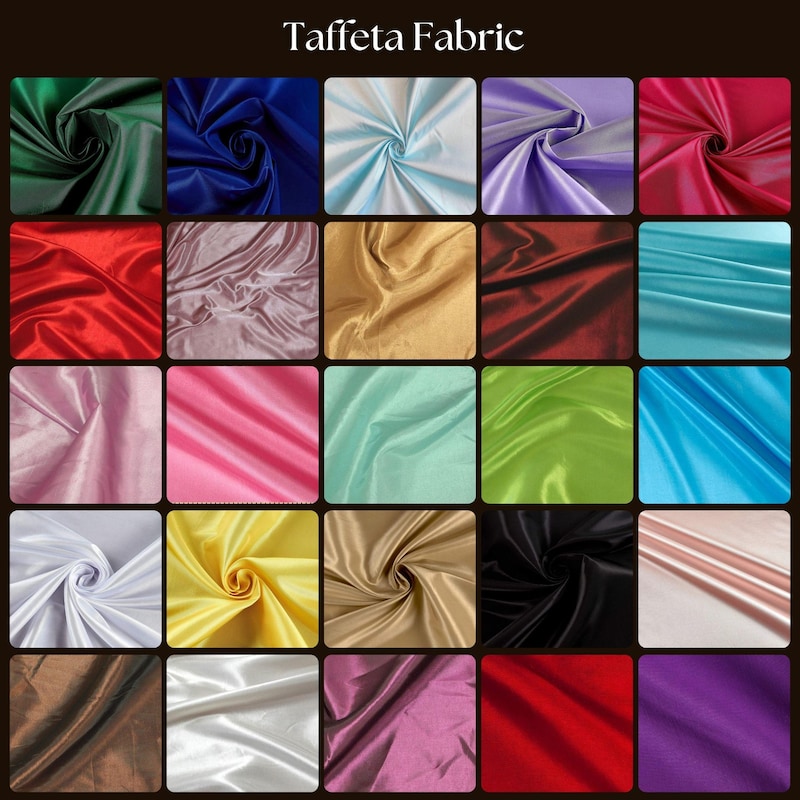 Taffeta Fabric - Etsy