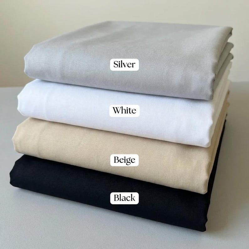Poly Cotton Broadcloth Fabric by Yard 60 Inch Wide Solid Color 65 ...