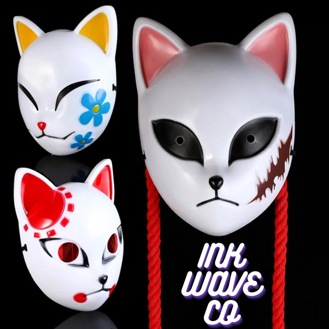 Tanjiro Kamado Cosplay Mask Demon Slayer Costume Halloween - Etsy