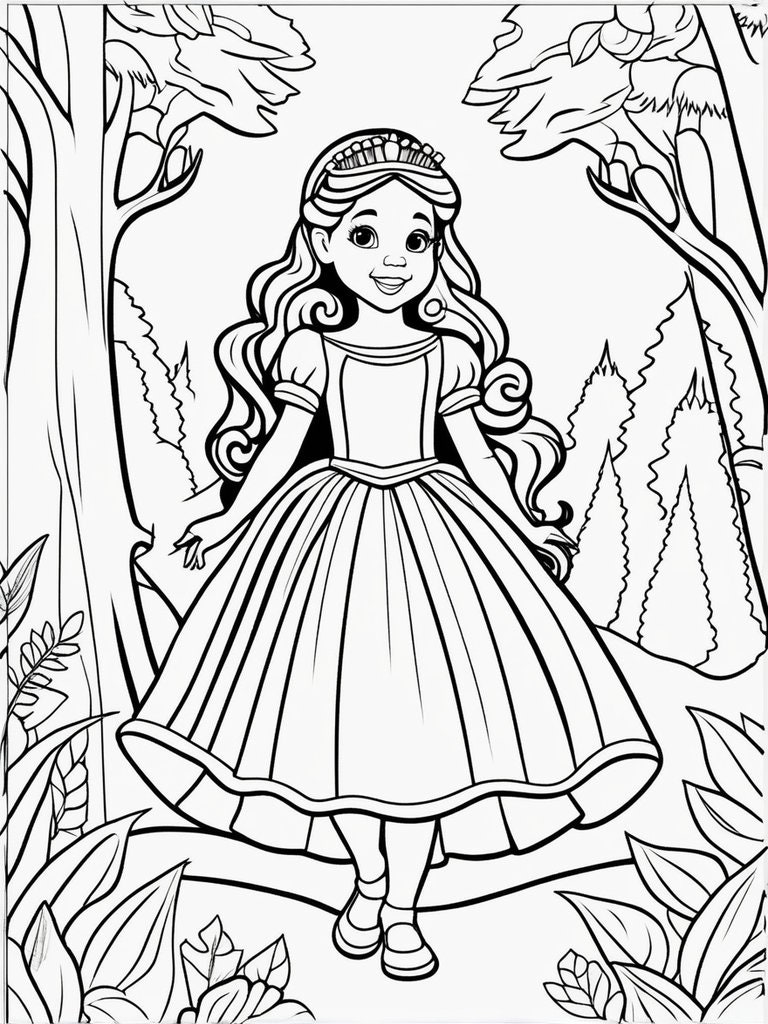 20 Coloring Pages of Princesses - Etsy