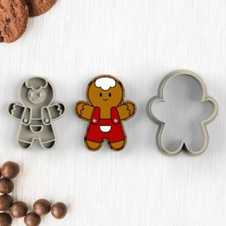 Gingerbread Man Baby Yoda Christmas Cookies Cutter Clean & Sharp - Etsy