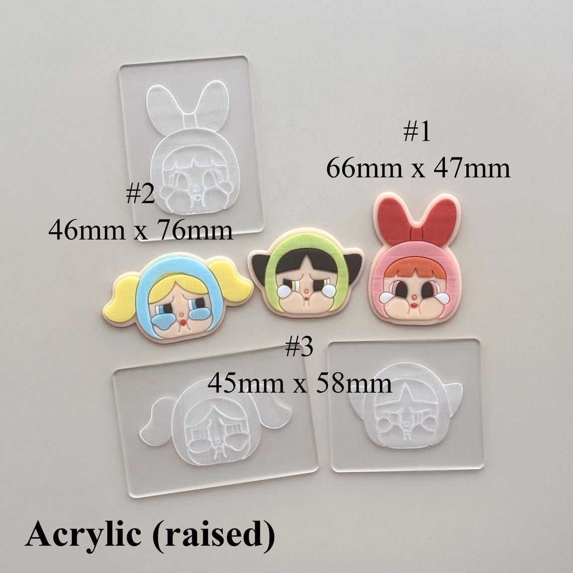 Crybaby Inspired Cookie Cutter and Stamp | Kawaii Sad Face Design ...