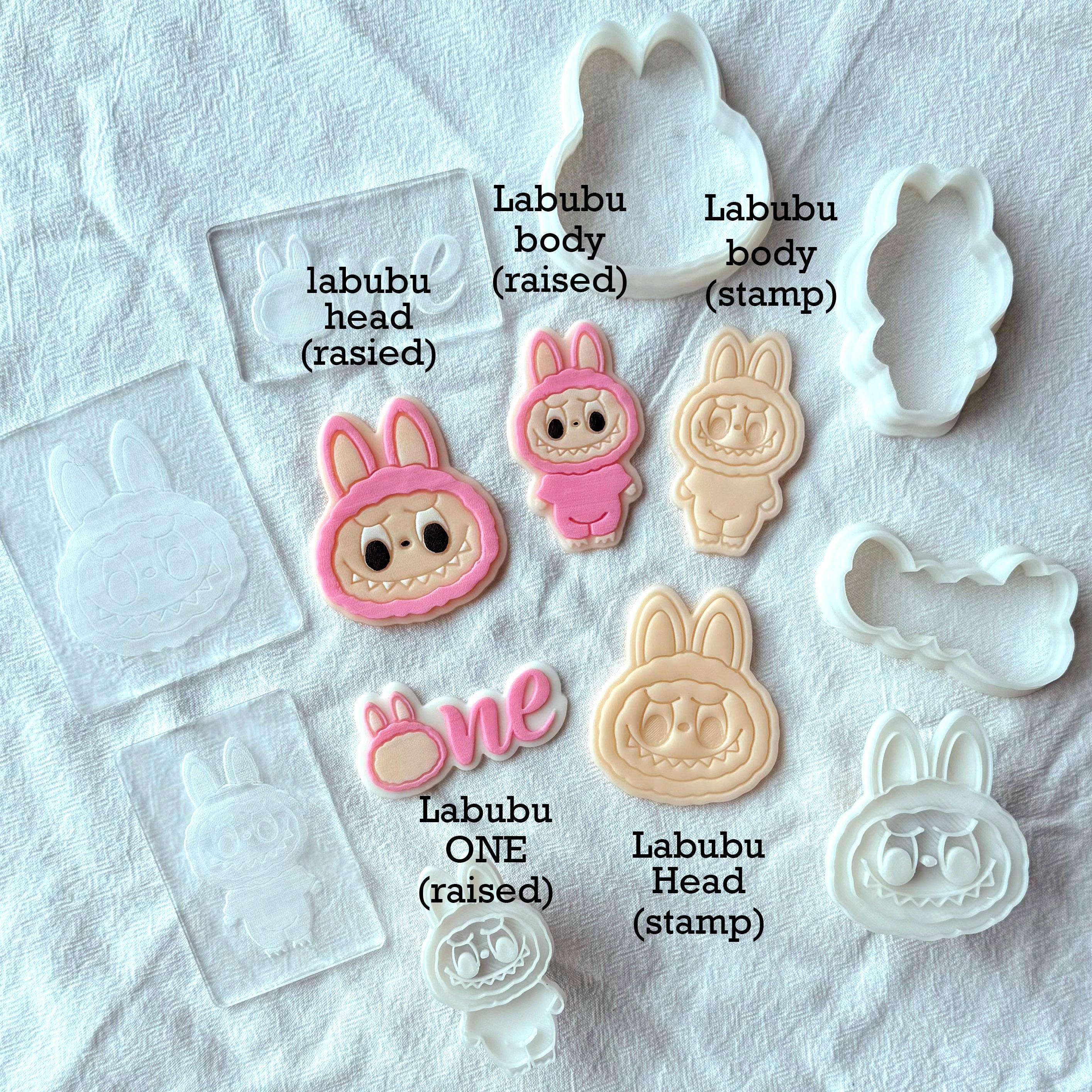 Labubu Cookie Cutter: 3D Printed Baking & Embosser Set - Etsy