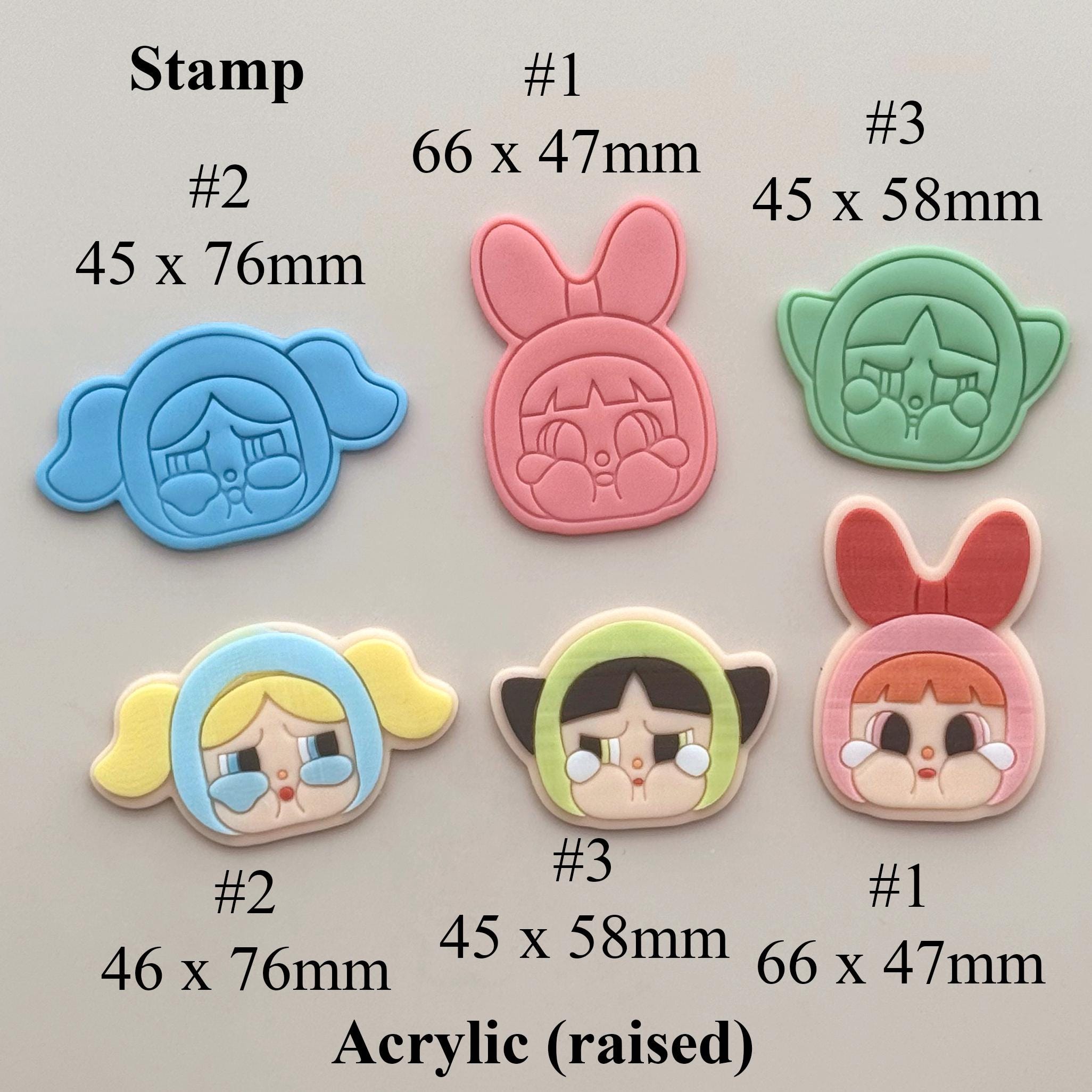 Crybaby Inspired Cookie Cutter and Stamp | Kawaii Sad Face Design ...