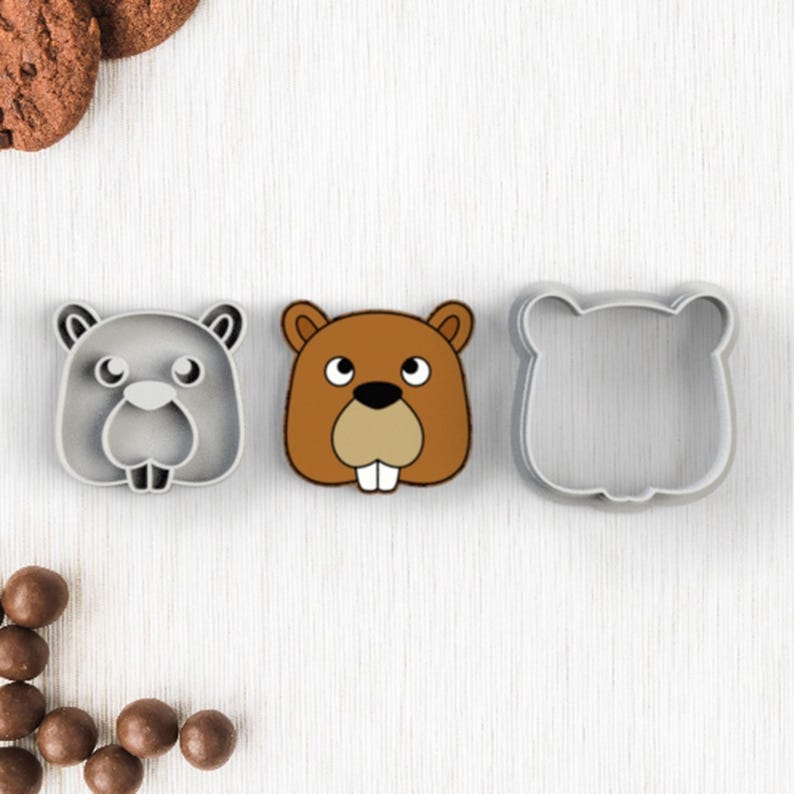 Cute Animal Cookie Cutter Set – Kawaii Woodland & Farm Friends for ...