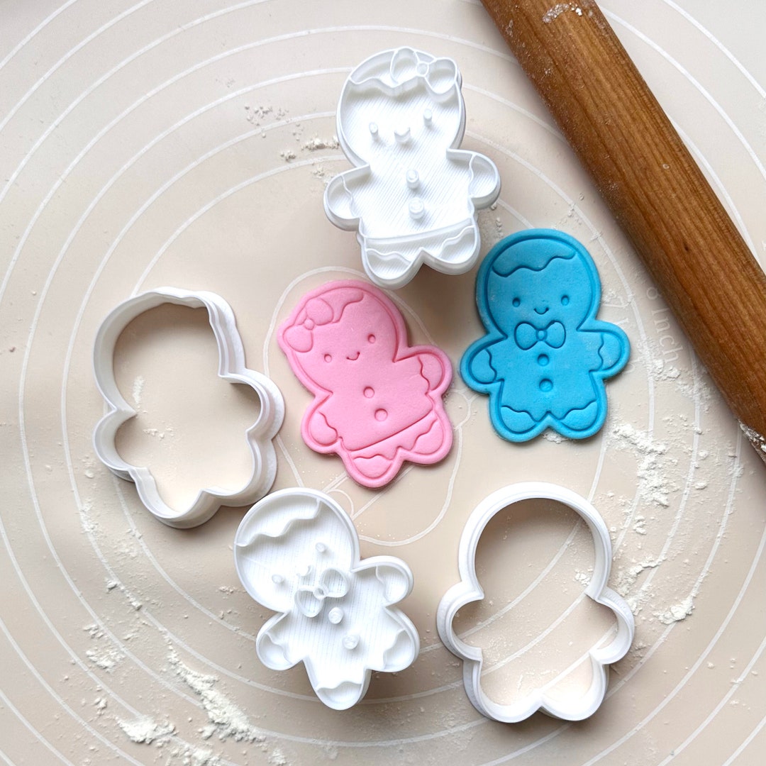 Gingerbread Man & Lady Gingerbread Couple Christmas Cookie - Etsy
