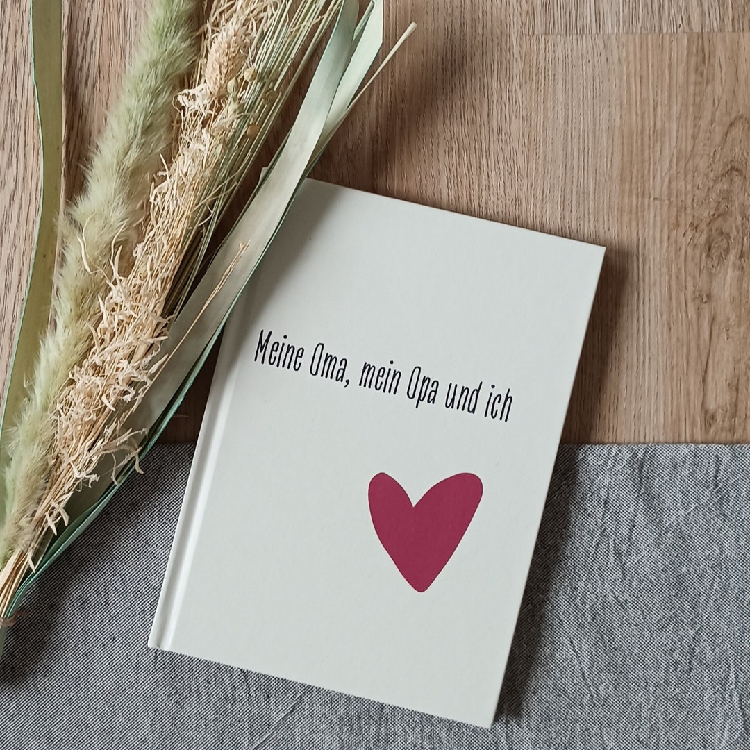 Memory Book for Grandparents, Filling Book for Grandma and Grandpa ...