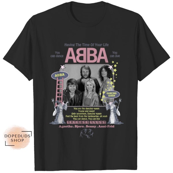 Abba Band Tshirt - Etsy
