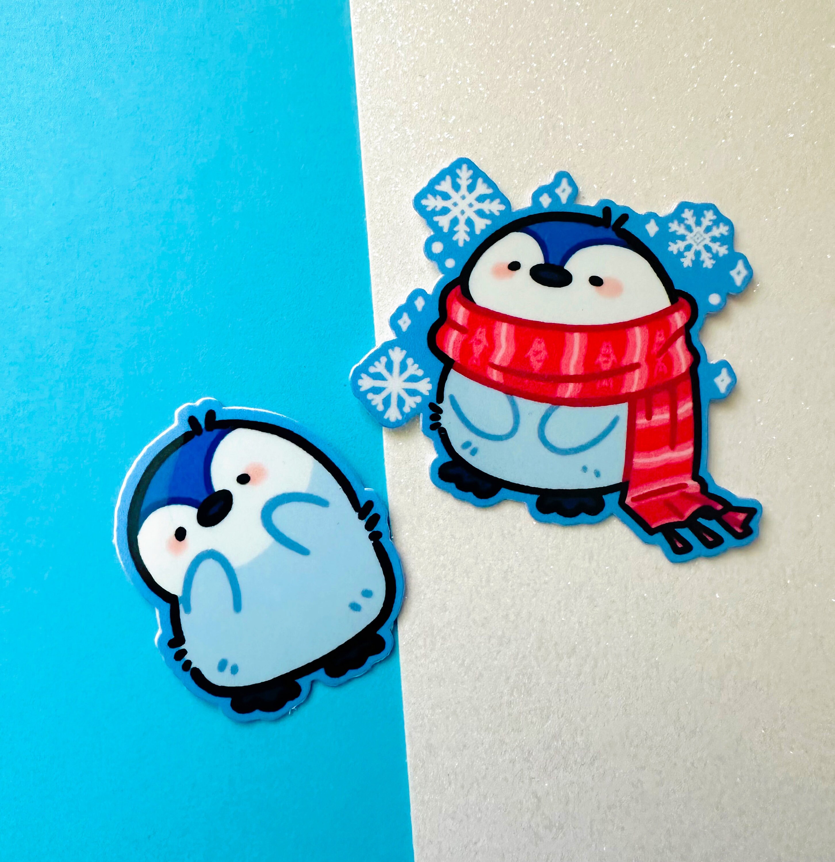 Cute Penguin Sticker Kawaii Penguin I Stationery Vinyl Sticker I ...