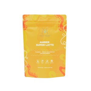 Amber Super Latte | Turmeric Latte | Superfood Adaptogen Blends- Gut ...