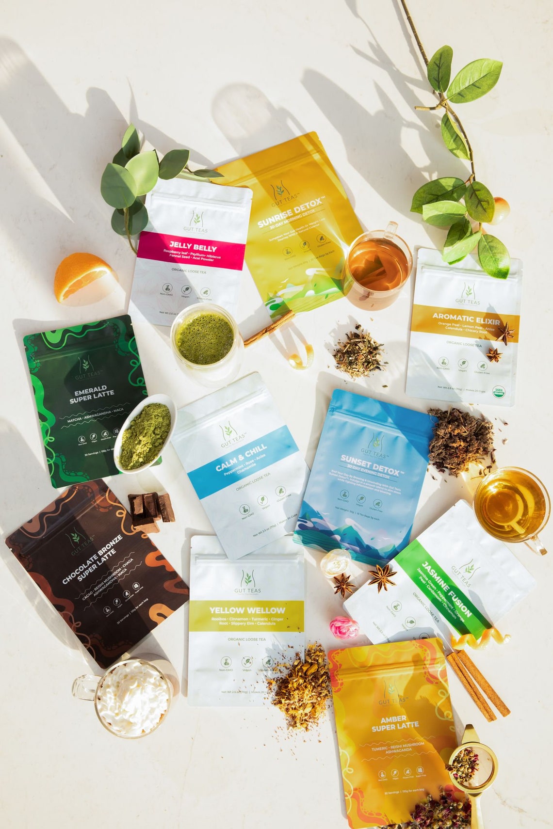 Amber Super Latte | Turmeric Latte | Superfood Adaptogen Blends- Gut ...