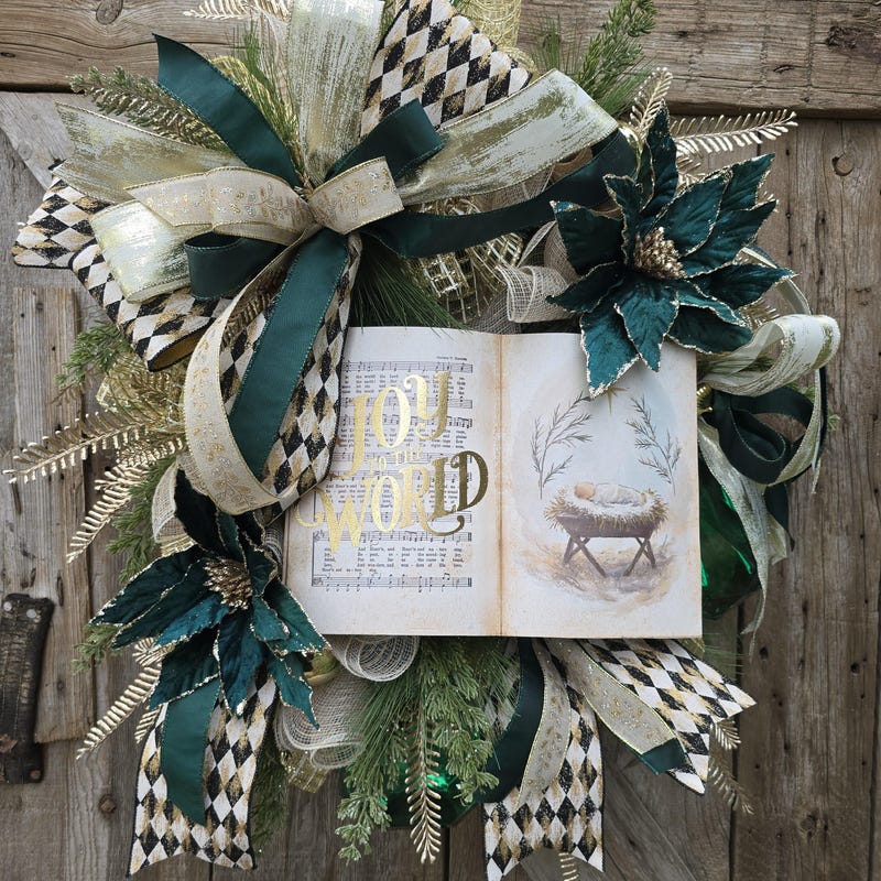 Christian Wreath - Etsy