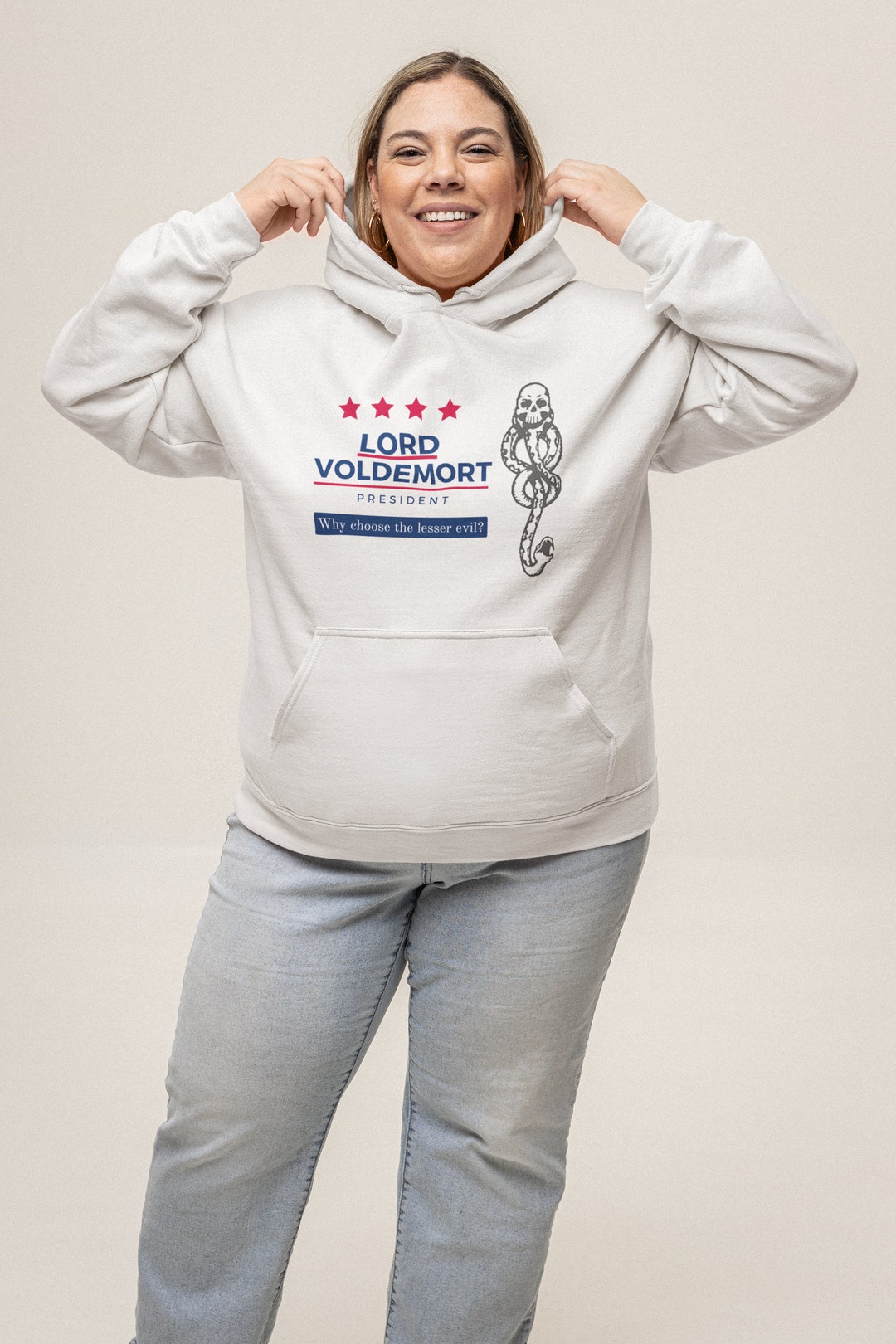 Voldemort for President Hooded Sweatshirt - Etsy