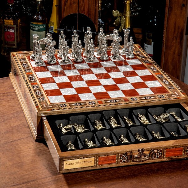 Chess Set Handmade - Etsy
