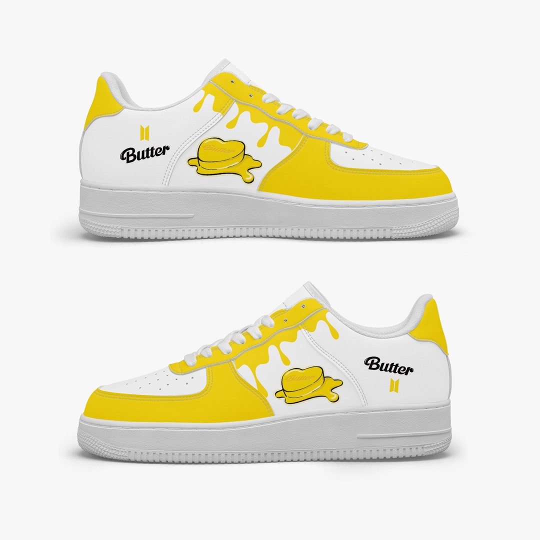 BTS Butter Merch Shoes BTS Jungkook, V, Jhope, RM, Jimin, Suga, Jin ...