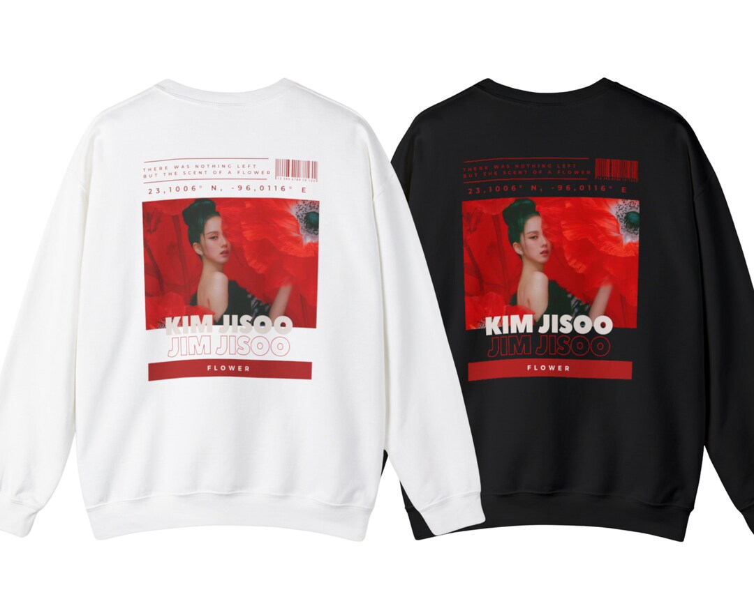 KPOP Jisoo Flower Unisex Sweater Jisoo Me Album Merch Blackpink Rose, Lisa, Jisoo Merch ...