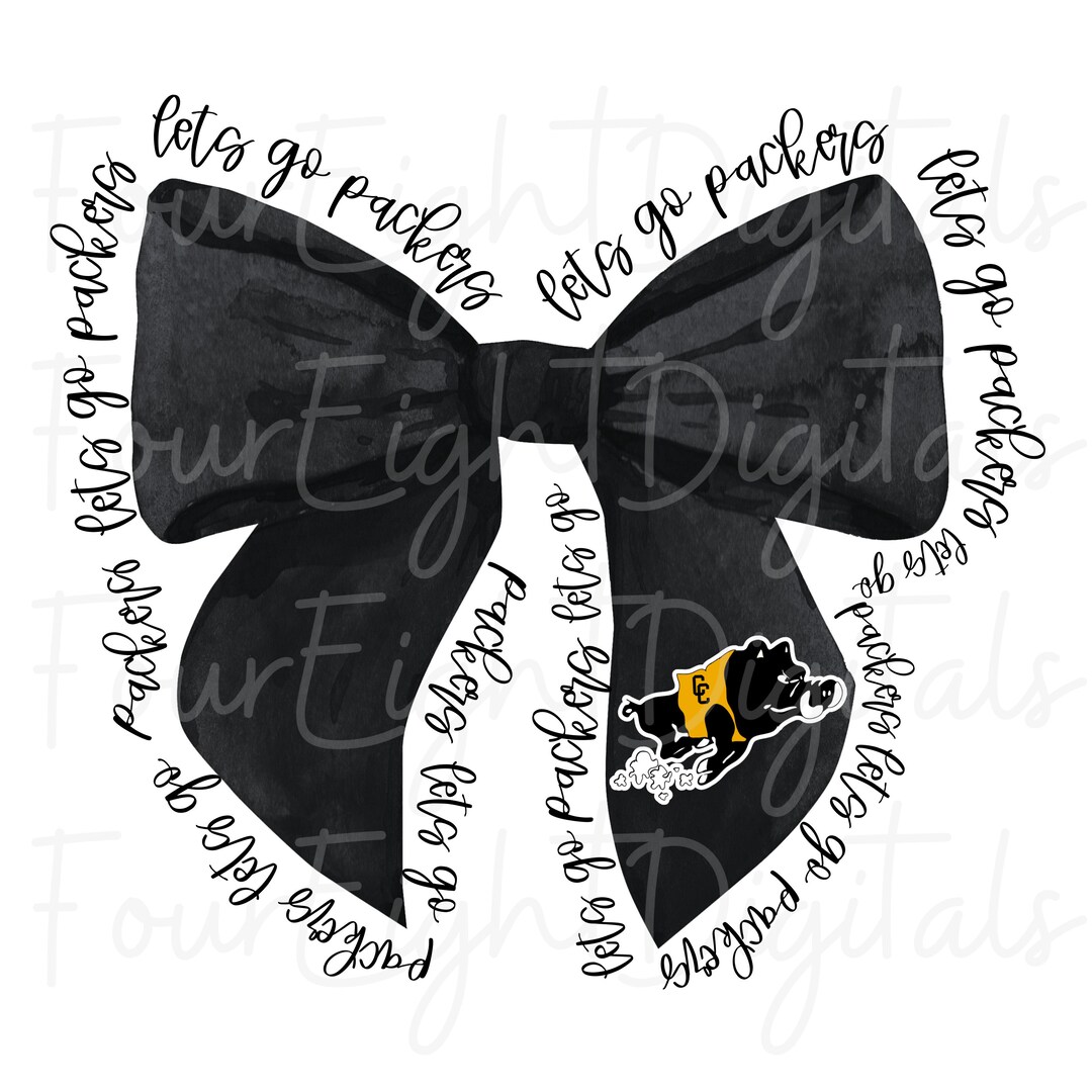 Packers Mascot Png , Packers Bow Png , Packers Hogs Coquette PNG ...