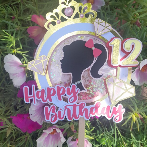 Barbie Svg for Cake Topper - Etsy