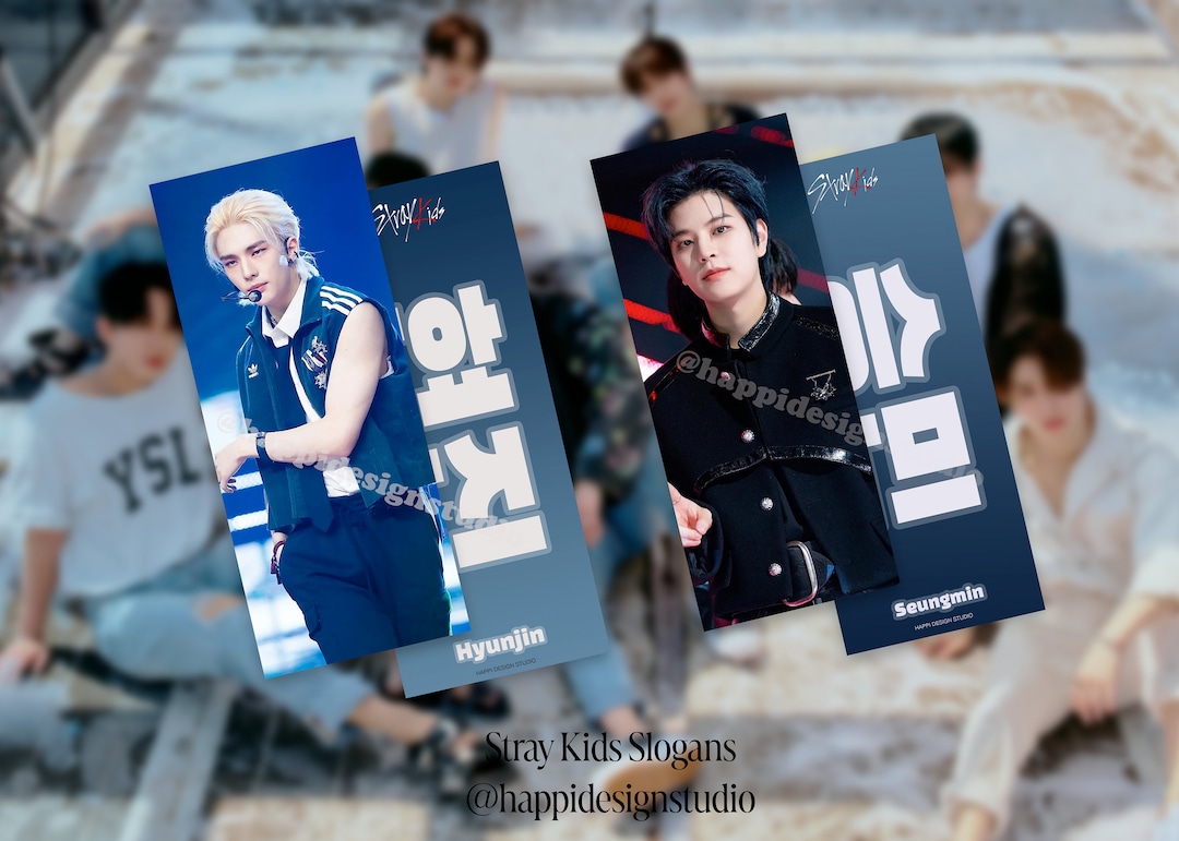 Stray Kids Slogans Stray Kids Cheering Kit, Skz, Kpop Slogans, K-pop ...