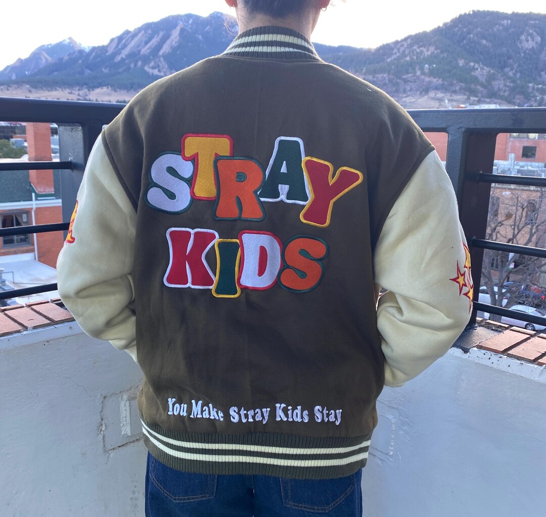 Stray Kids Varsity Jacket | Kpop Streetwear | SKZ Inspired Jacket ...