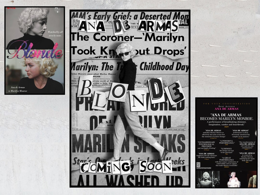 Blonde Film Posters Collector's Memorabilia Personalized Poster Gifts ...