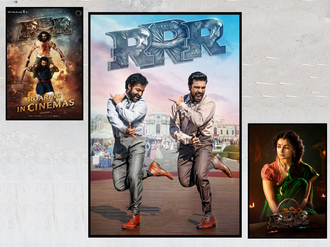 RRR Film Posters Collector's Memorabilia Personalized Poster Gifts ...