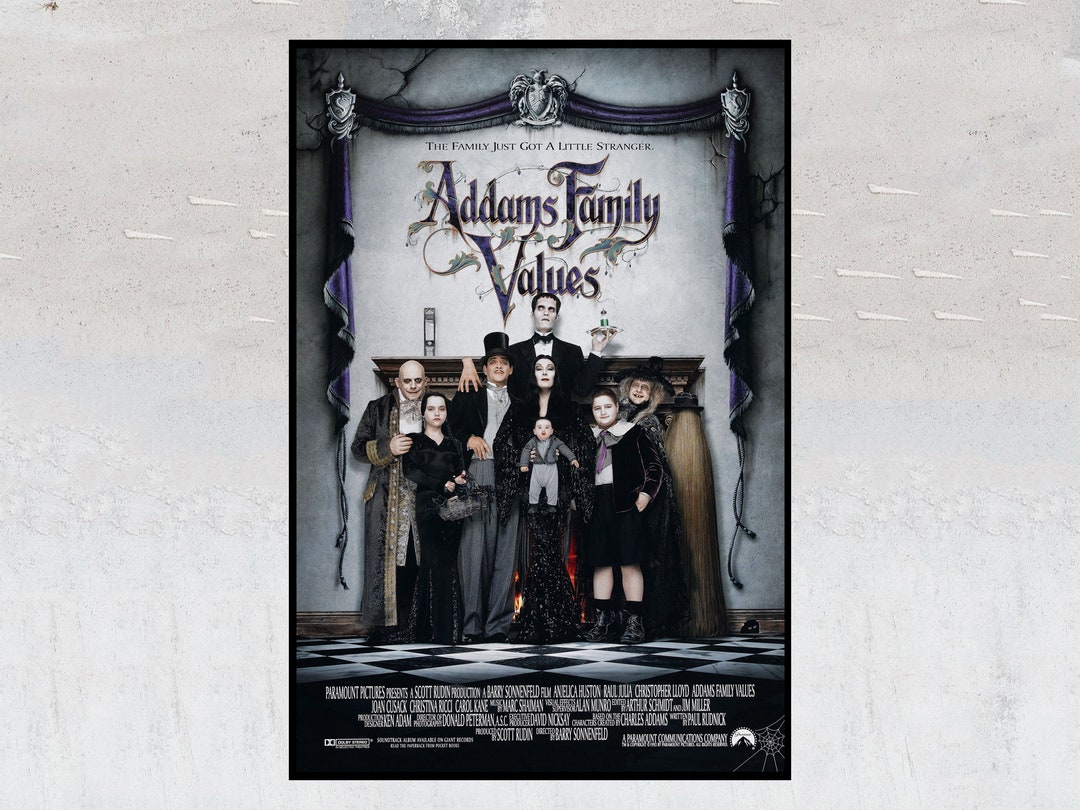 Addams Family Values Film Posters Collector's Memorabilia Personalized ...